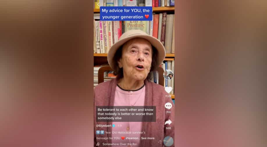 This 98-year-old Holocaust survivor uses TikTok to tell her story—and ...