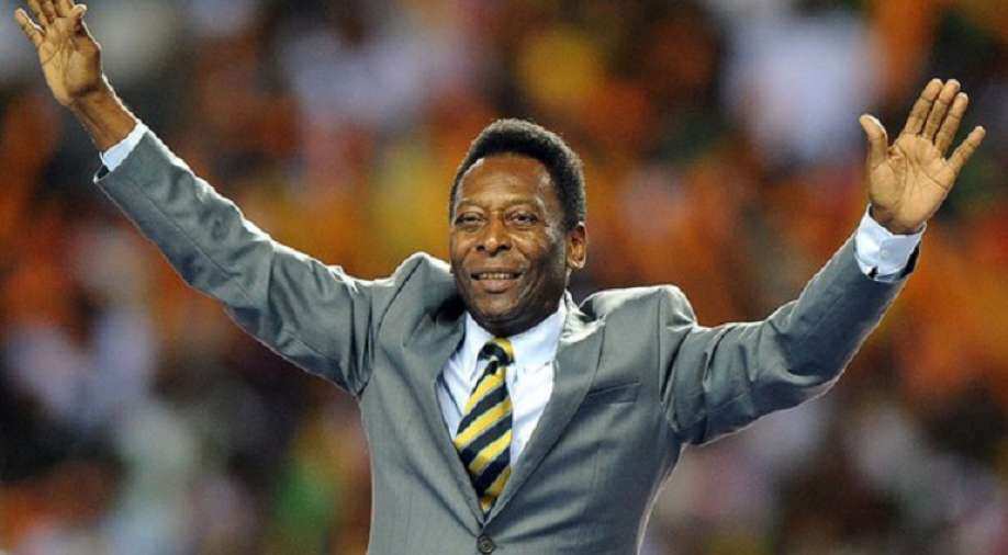 Legendary footballer Pele reacts after Saudi Arabia women's team win ...
