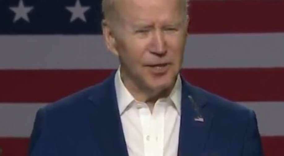 Watch: Bird poops on Biden during inflation speech, video goes viral ...