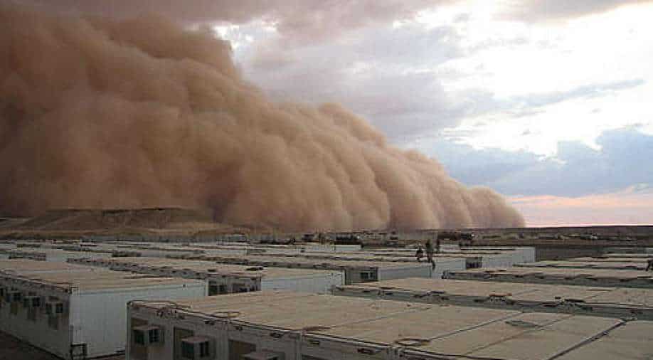 Iraq witnesses rise in dust storms, dozens hospitalized due to ...