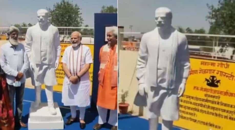 Watch: During Jammu and Kashmir visit, PM Modi meets sculptor who made ...