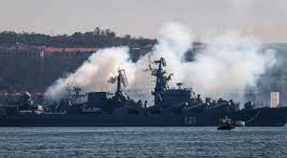 Report: Russian logistics support vessel on fire - World News