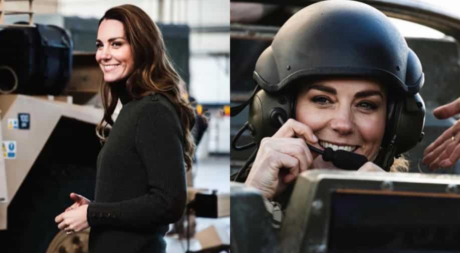 Kate Middleton dons military attire while visiting Armed Forces ...