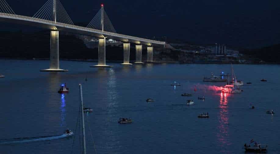Croatia opens Chinese-built bridge around Bosnia amid celebrations ...