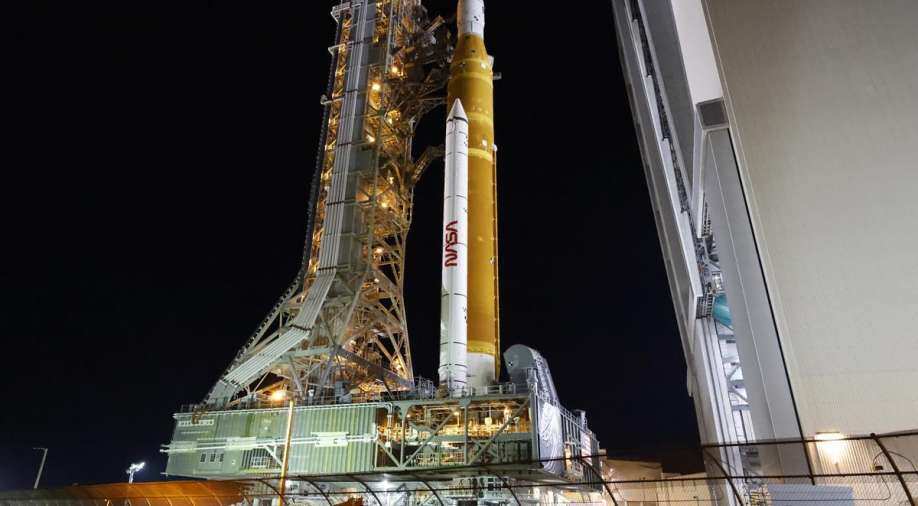 NASA's massive US moon rocket emerges for debut launch - World News