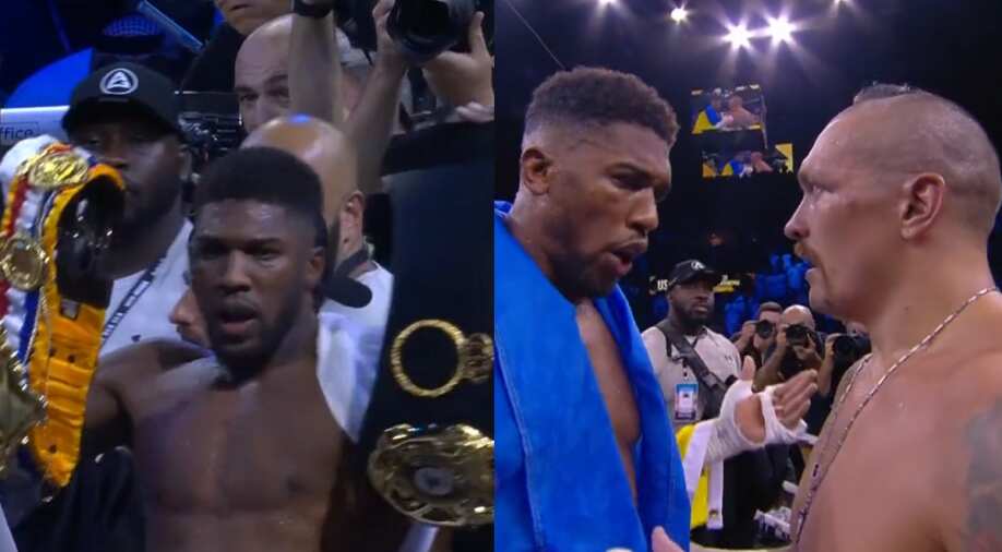 Anthony Joshua throws away belts, goes on wild rant in epic meltdown after loss against ...