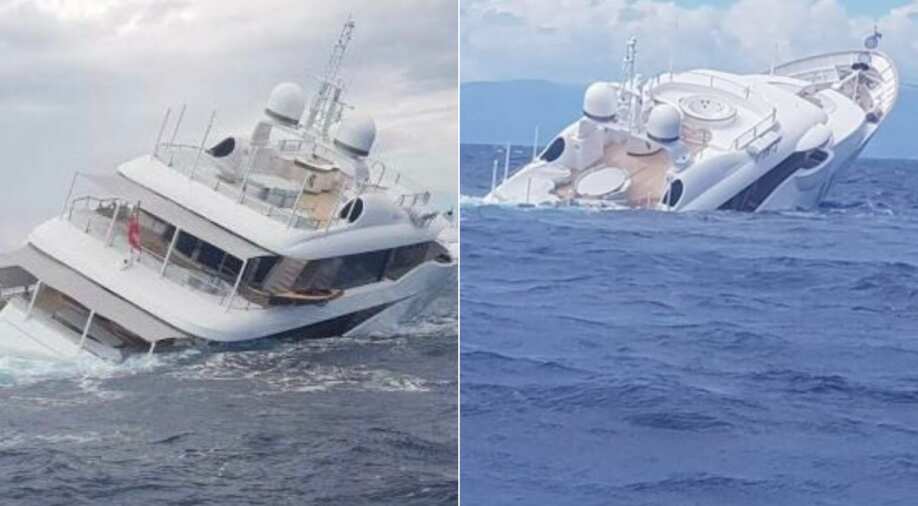 Watch Nerve racking Moment When A Superyacht Sinks Off The Coast Of Watch Nerve racking Moment When A Superyacht Sinks Off The Coast Of