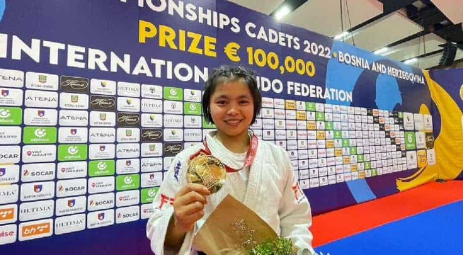 Meet Linthoi Chanambam, first judo world champion from India at the age of 16 - Sports News