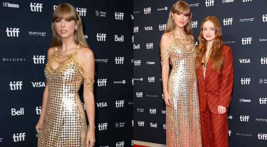 Taylor Swift made heads turn in stunning gold sequin gown at Toronto ...