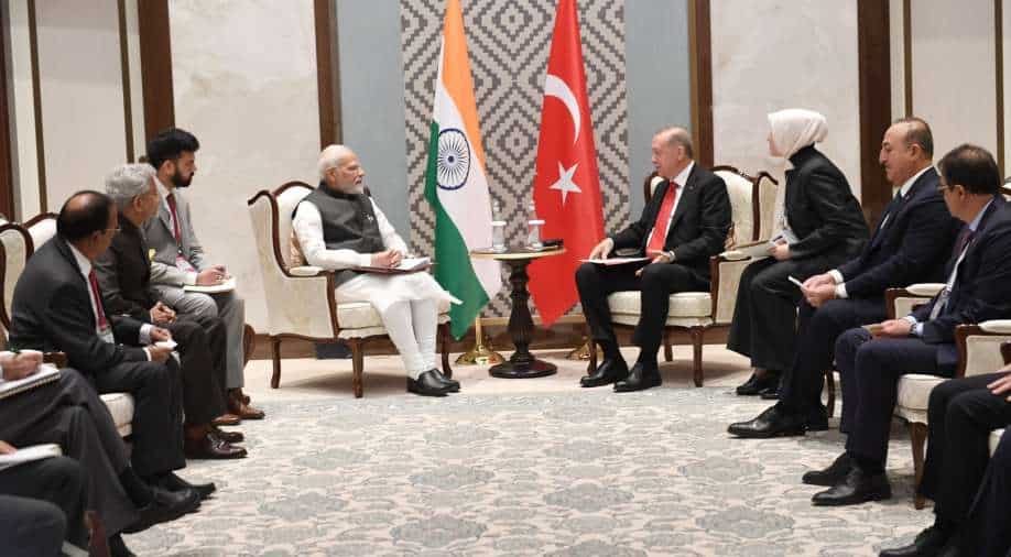 SCO Summit 2022: Modi meets Erdogan, discusses ways to deepen bilateral ...
