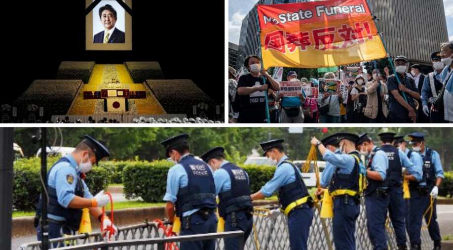 As thousands protest, Japan holds rare state funeral for ex-PM Abe ...