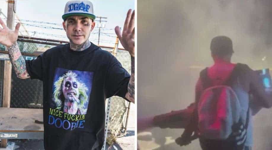 Watch: Rapper Chucky Chuck blasts weed smoke at audience mid ...