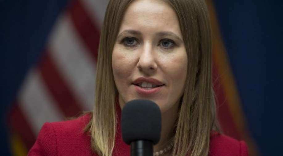 Putin's goddaughter and renowned Russian media figure Ksenia Sobchak ...