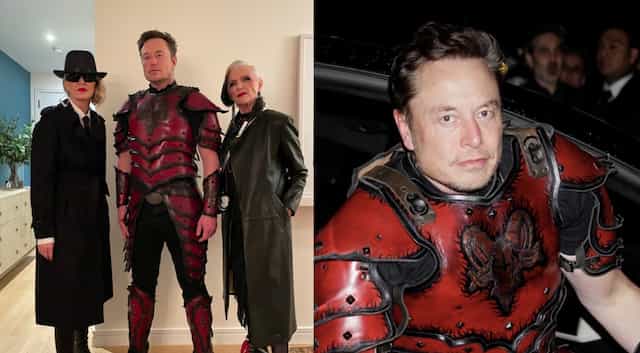 Elon Musk wears 'satanic' costume worth $7,500 at Heidi Klum's ...