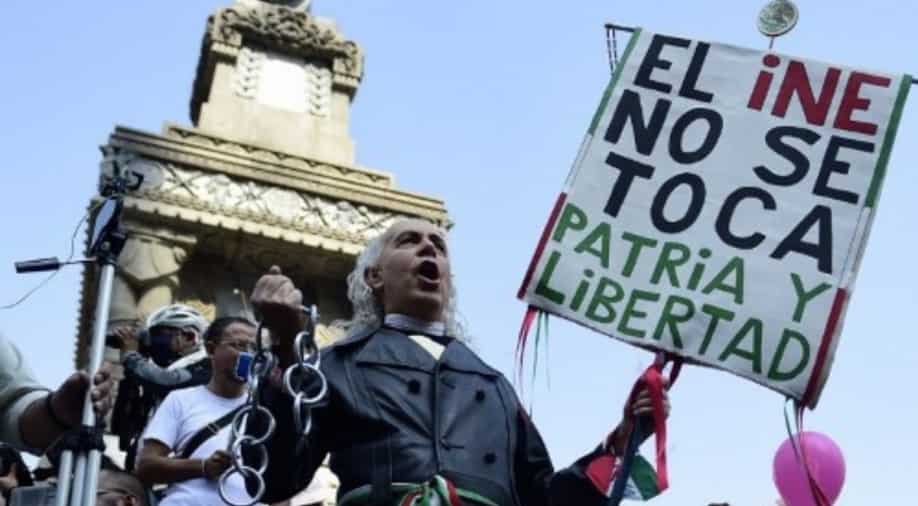 In Pics | Mexico protests: Tens of thousands of people protest - World News