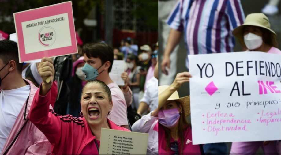 In Pics | Mexico protests: Tens of thousands of people protest - World News