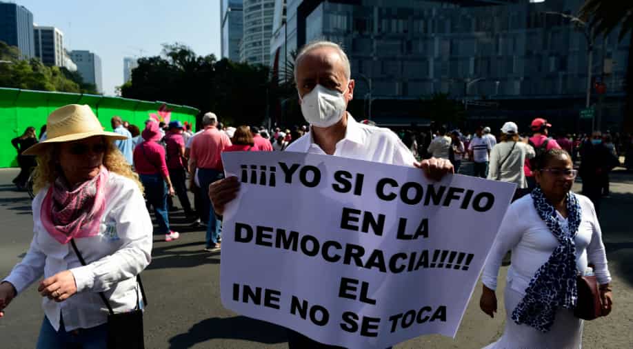 In Pics | Mexico protests: Tens of thousands of people protest - World News