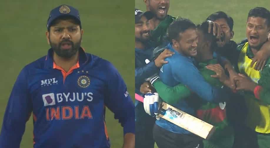 India choke in the first ODI as Bangladesh pull off a famous victory ...