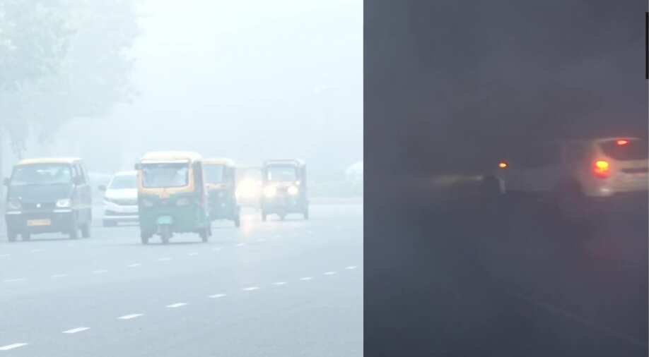 Delhi fog: Dense fog grips capital, reduces visibility less than 25 metres; several flights ...