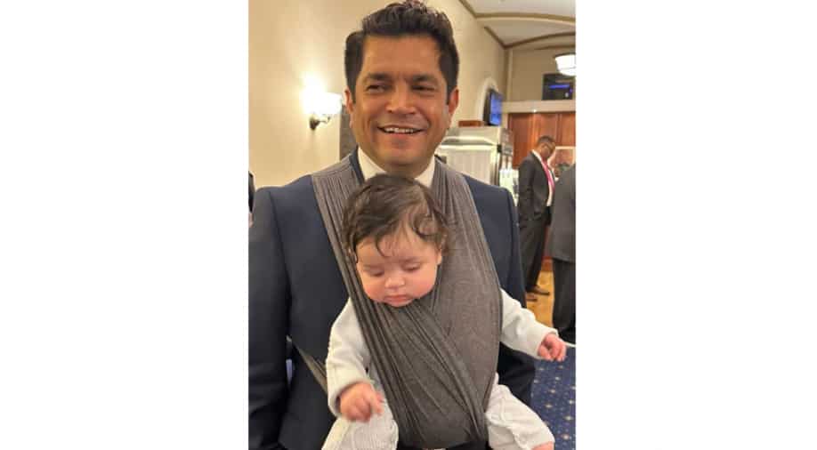 Rep Jimmy Gomez changed diapers and fed his son while the House chose a ...