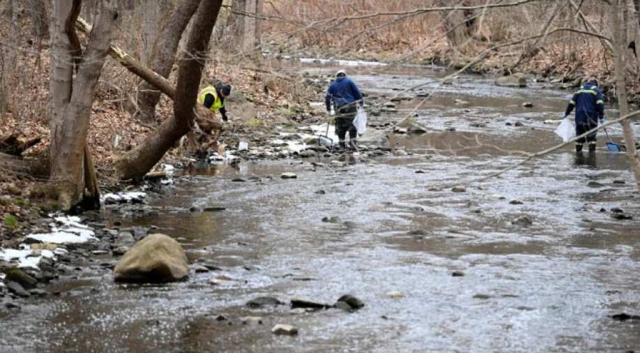 In pics | Ohio derailment leaves toxic trail of chemical spillage ...