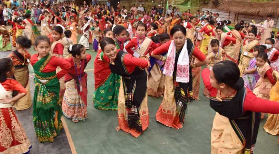 WATCH | Assam aims to set Guinness World Record for largest Bihu dance ...