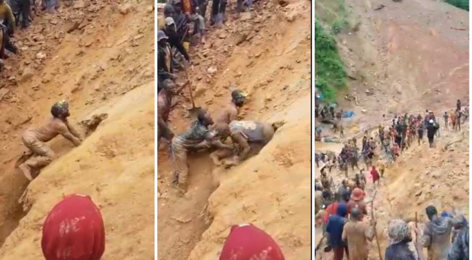 WATCH | Nine trapped DRC miners rescued by man with bare hands in VIRAL ...