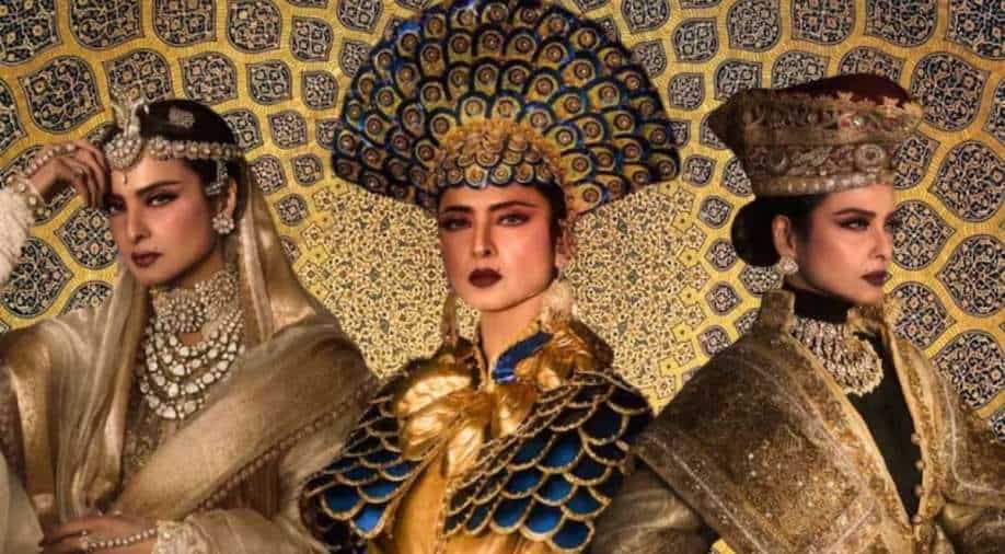 Rekha's debut photoshoot with Vogue Arabia goes viral: See pics ...