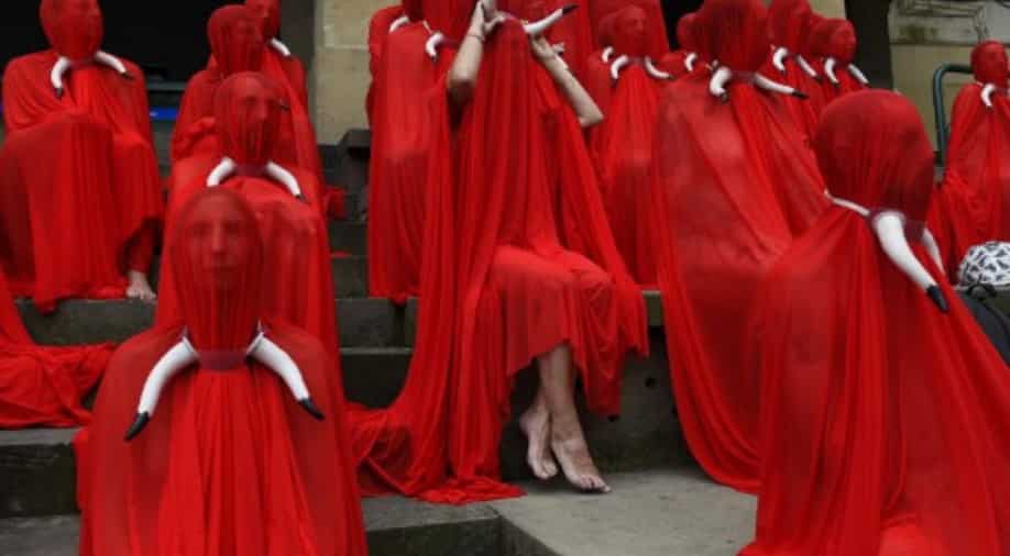 Pro-animal rights activists protest against bullfighting in Spain ...