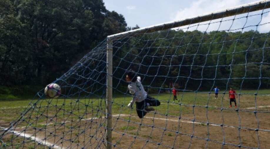 Mexican volcano crater home to 'unique' football pitch - World News