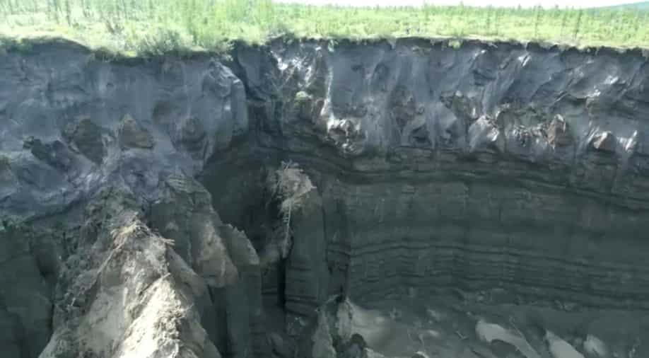 In Pics ‘gateway To Underworld Worlds Biggest Permafrost Crater