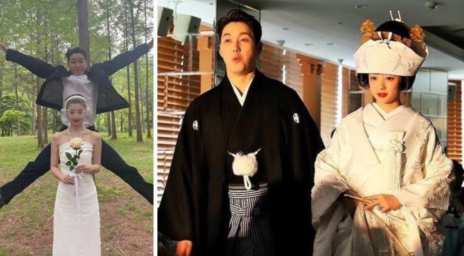 Korean actor Shim Hyung Tak and Hirai Saya marry again in Seoul a month ...
