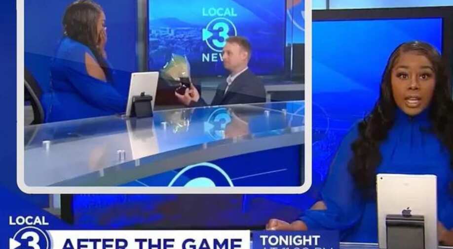 Watch | News anchor gets surprise marriage proposal from reporter ...