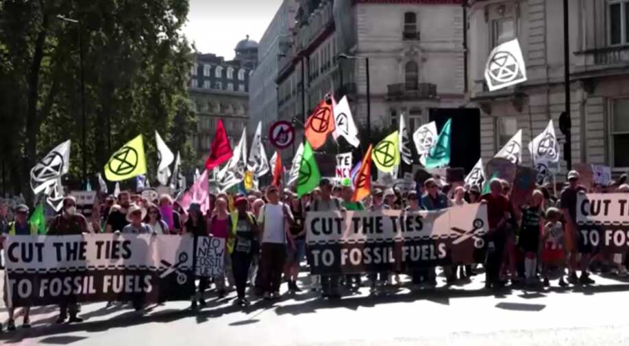 Colourful and noisy climate protests sweep across UK - World News