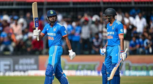 Shubman Gill, Shreyas Iyer hit tons in Indore as India register their highest score against ...
