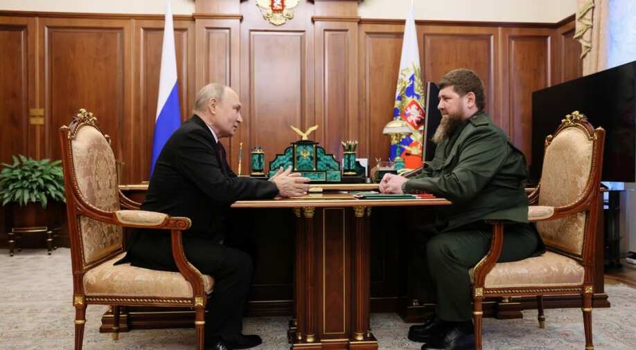 Russia’s Vladimir Putin meets Chechen warlord Ramzan Kadyrov, who was ...