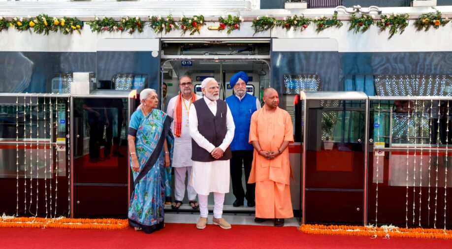 In Pics | Indian Prime Minister Narendra Modi flags off 'Namo Bharat' train - India News News