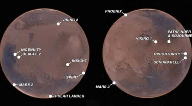 Humans have already dumped 7 tonnes of junk on Mars, map reveals ...