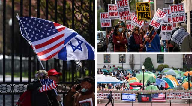 Tensions flare across US universities as pro-Palestine protesters clash ...
