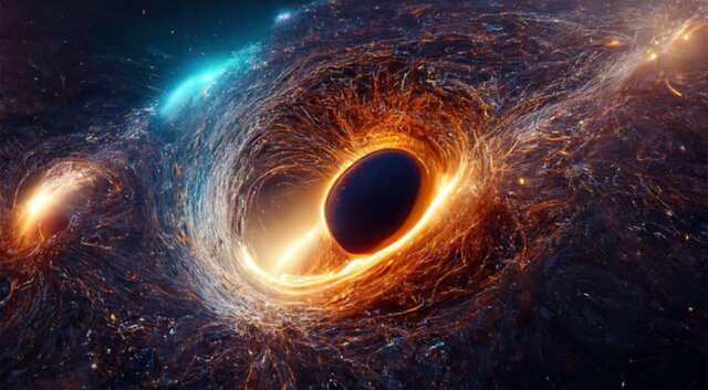 Black holes captured acting like a Death Star’s weapon, point jets at ...