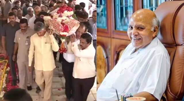Media tycoon Ramoji Rao laid to rest; TDP chief Chandrababu Naidu ...