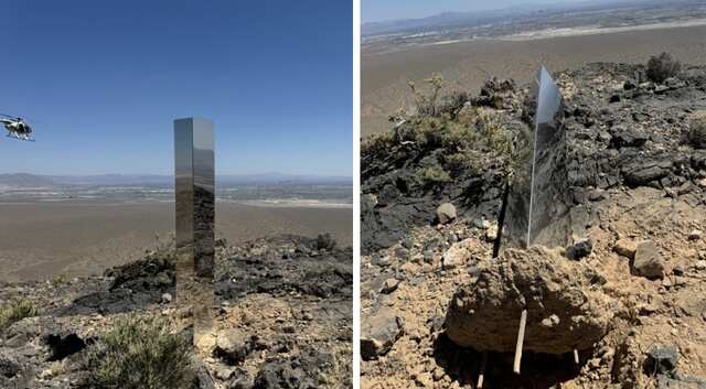 Shiny monolith removed from Nevada desert days after its mysterious ...